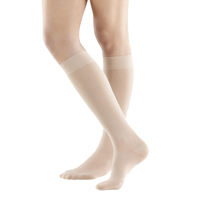 Bauerfeind VenoTrain Pure, Type: AD (Knee Length), Closed Toe, Color ...